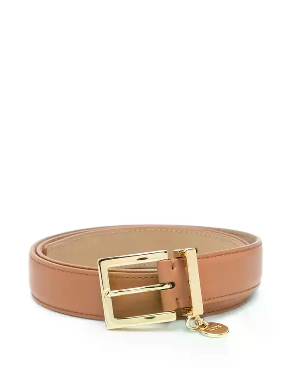 TOD'S Logo-charm Leather Belt