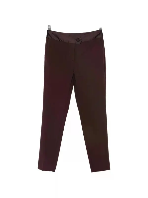 Imperial Satin-waistband Cotton Trousers