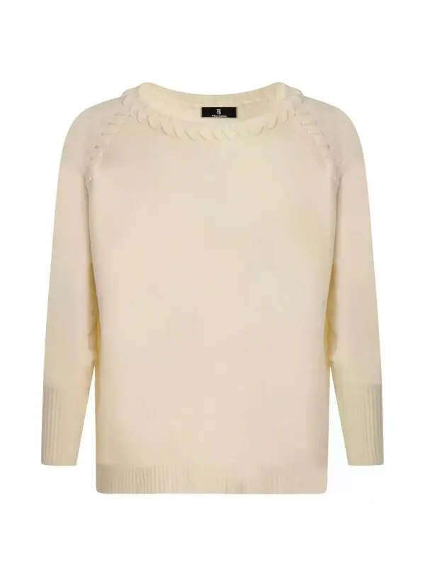 FRACOMINA Braided Detail Knit Sweater