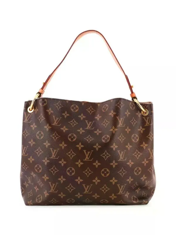 LOUIS VUITTON Graceful Handbag Monogram Canvas Pm Hobo Bag