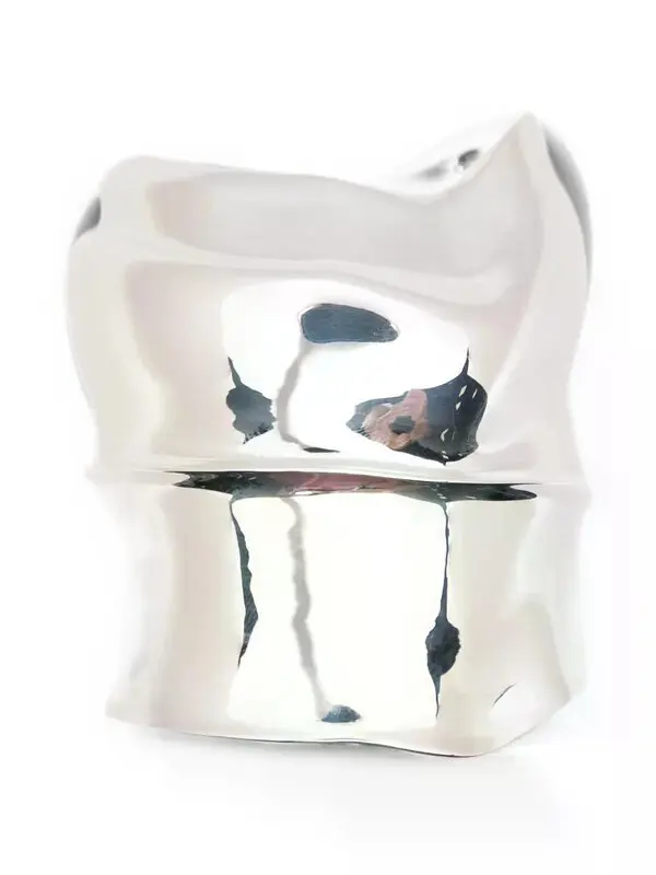 Completedworks Polished Sculptural Cuff Bracelet - Silver