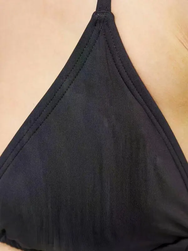 Michael Kors Stretch Nylon Triangle Bikini Top