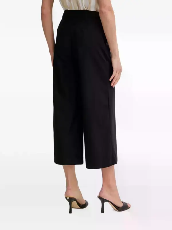 MORGAN Side-zip Cropped Trousers