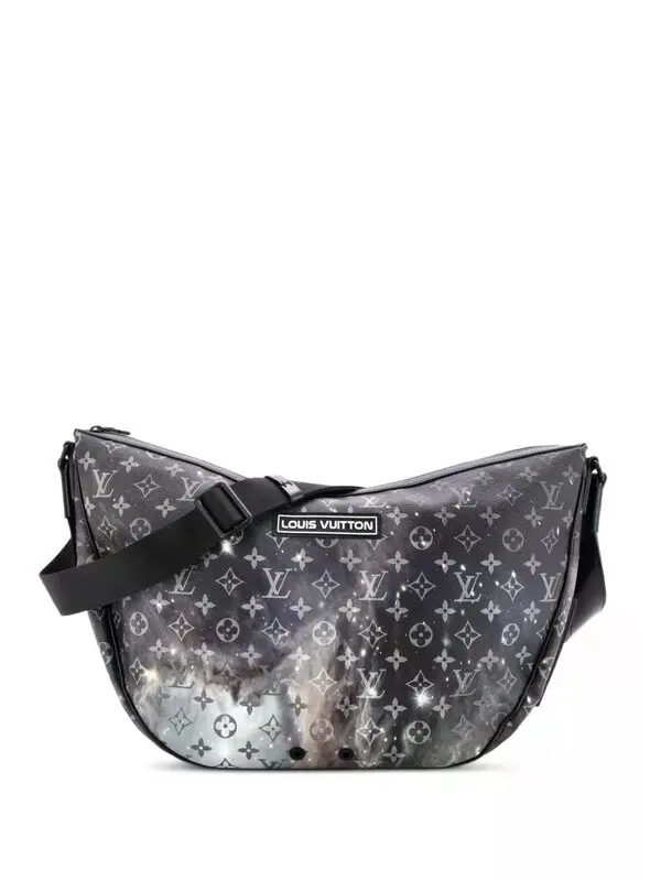 LOUIS VUITTON Alpha Limited Edition Monogram Galaxy Canvas Hobo Bag