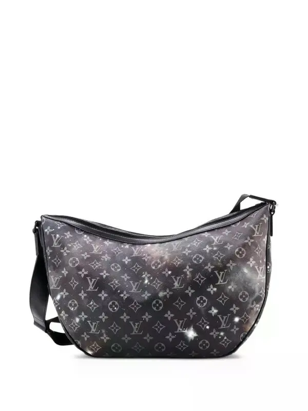 LOUIS VUITTON Alpha Limited Edition Monogram Galaxy Canvas Hobo Bag