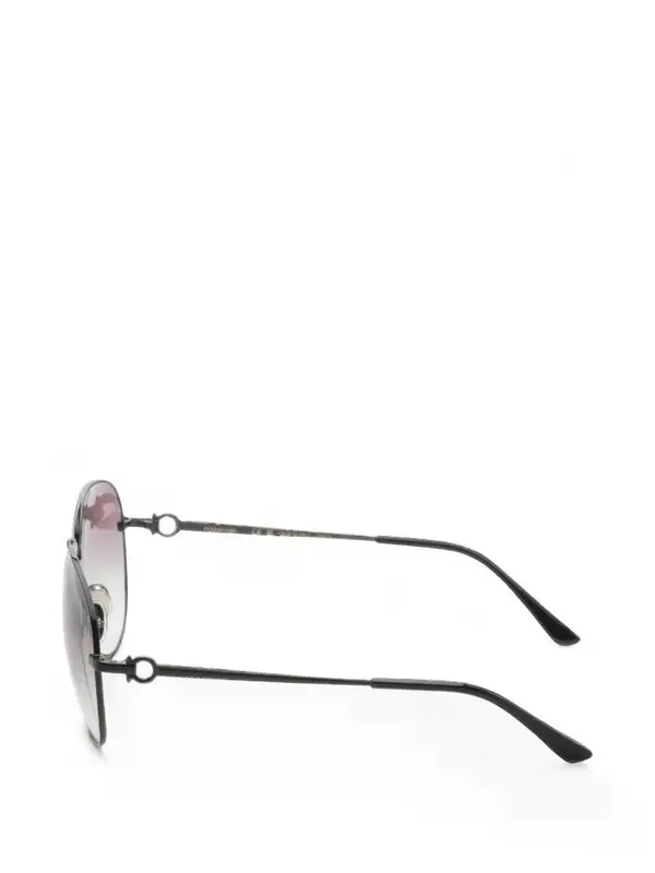 FERRAGAMO Gancini Pilot Sunglasses