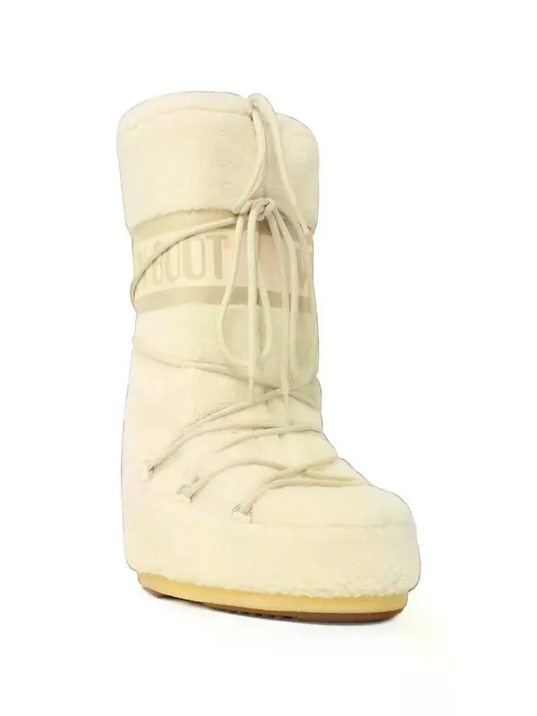Moon Boot Icon Fleece Lace-up Boots