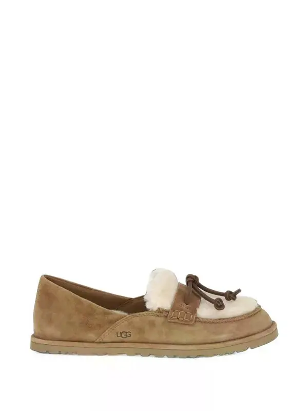 UGG Zora Shearling-trim Loafers