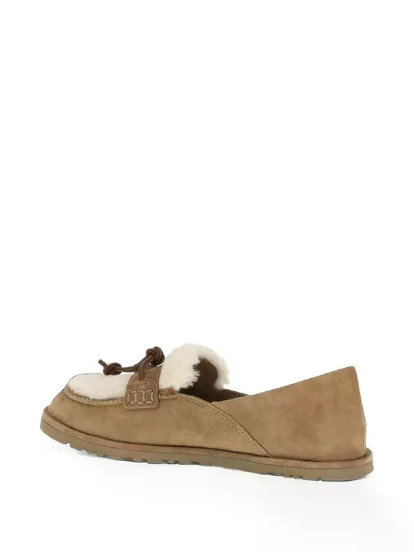 UGG Zora Shearling-trim Loafers
