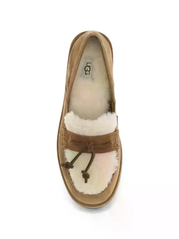 UGG Zora Shearling-trim Loafers