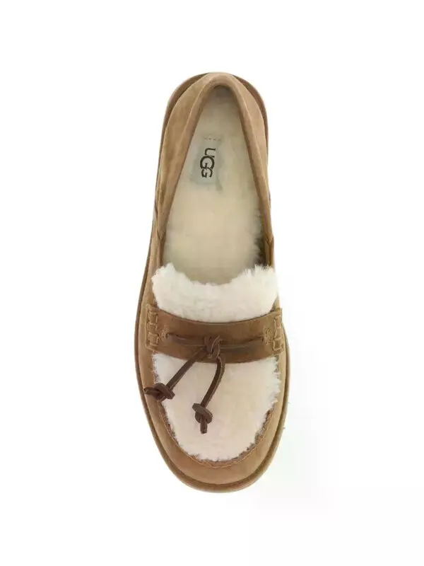UGG Zora Shearling Trim Loafers