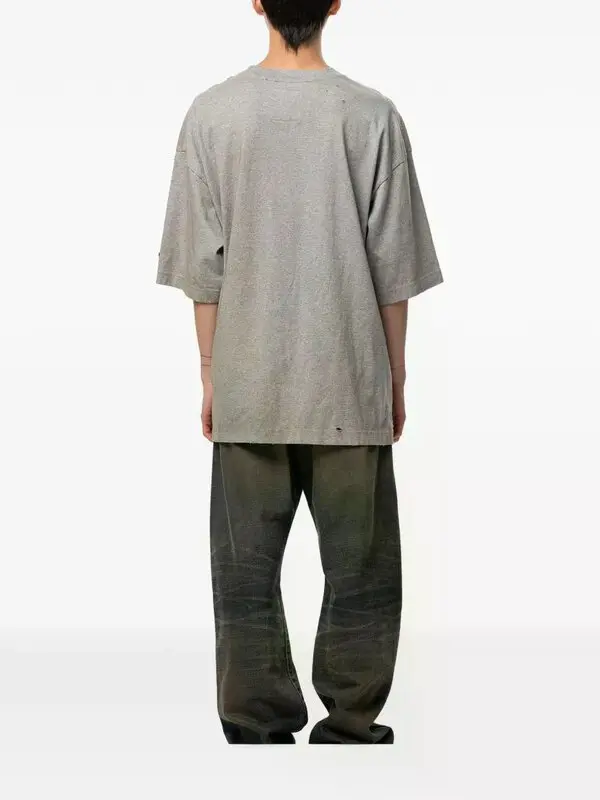 Mihara Yasuhiro Leon Doodle Printed T-shirt - Grey