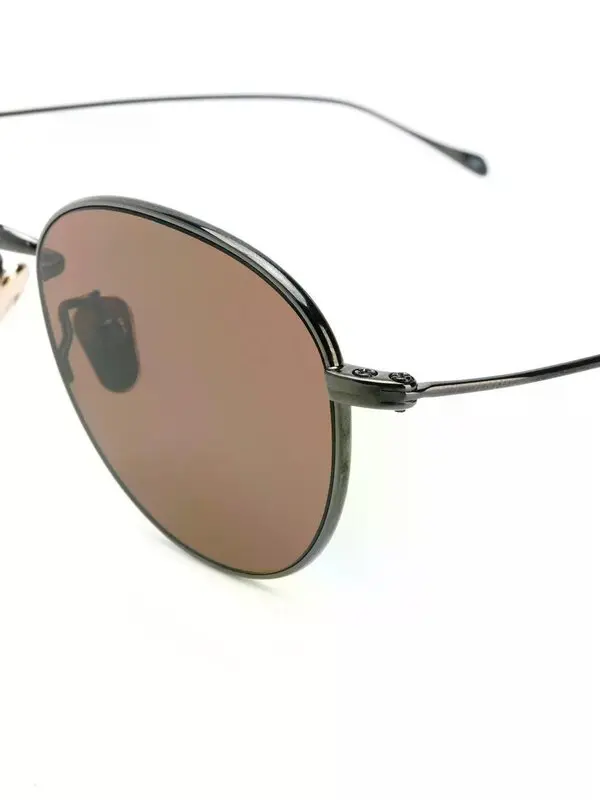 MASUNAGA Round Frame Sunglasses