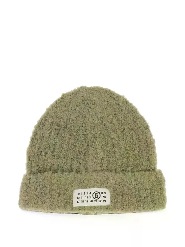 MAISON MARGIELA Logo-patch Beanie Hat