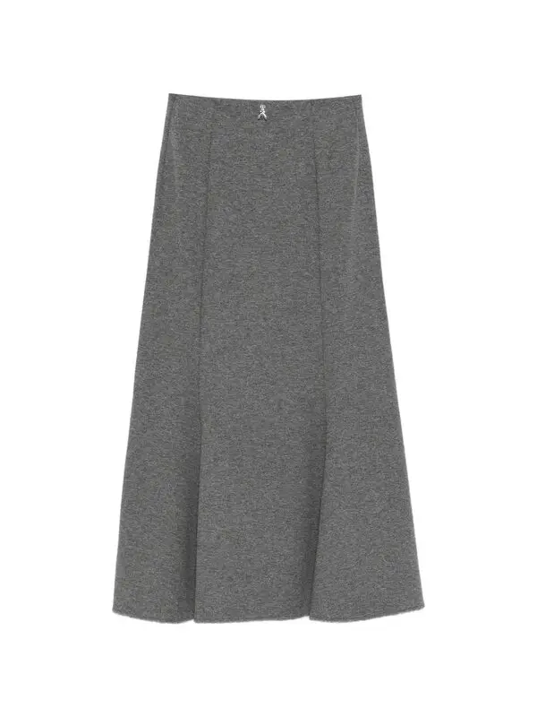 Patrizia Pepe A-line Maxi Skirt - Grey
