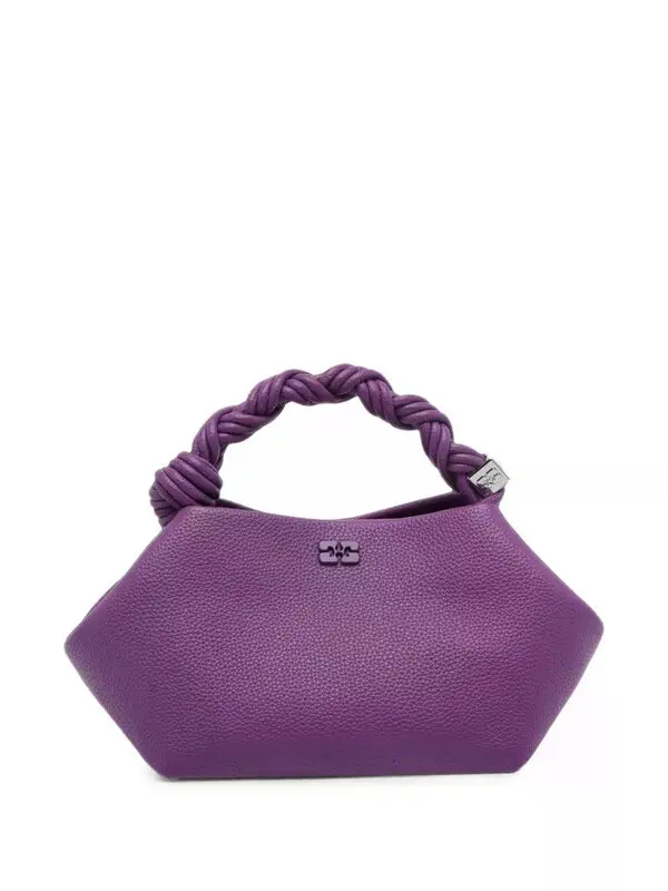 GANNI Small Bou Braided-handle Tote Bag