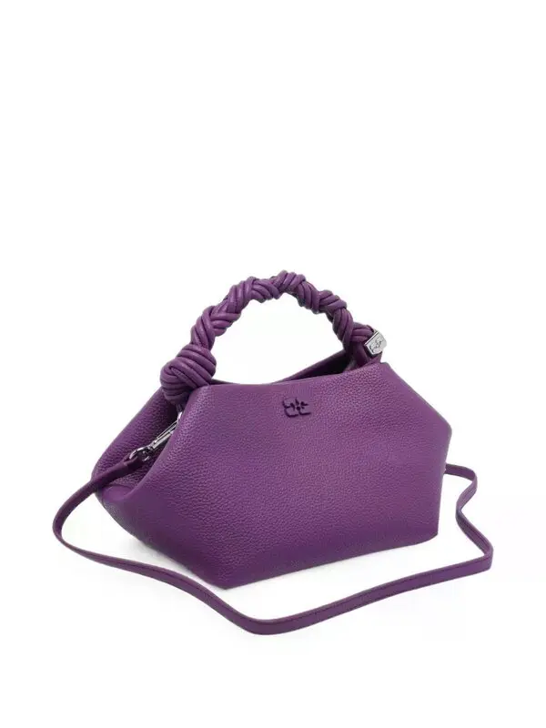 GANNI Small Bou Braided-handle Tote Bag