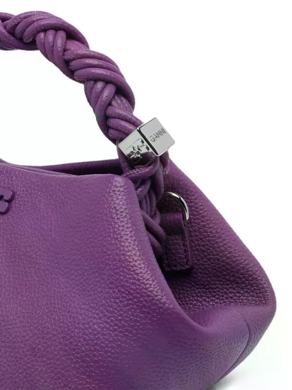 GANNI Small Bou Braided-handle Tote Bag