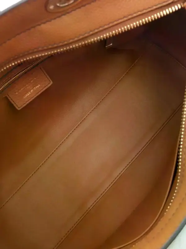 Dior Lady D-sire Leather Tote Bag - Brown