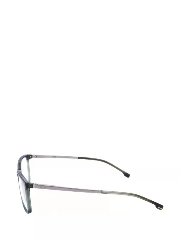 BOSS Rectangle-frame Glasses - Grey