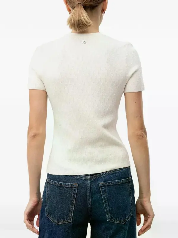 Hugo Ribbed Short-sleeve Sweater