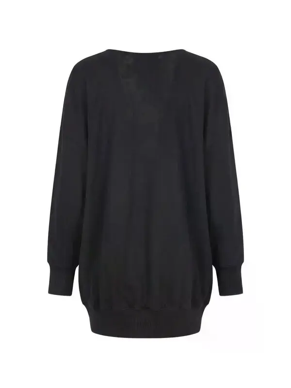 Valentino Garavani Lace-panelled Drop-shoulder Sweatshirt