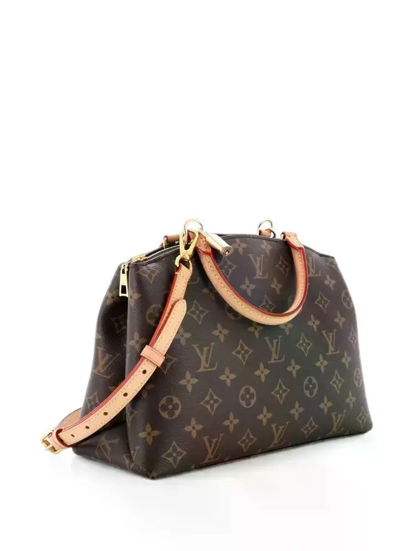 LOUIS VUITTON Petit Palais Handbag Monogram Canvas Satchel