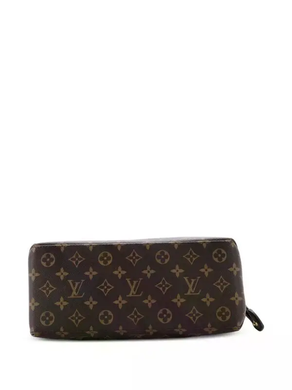LOUIS VUITTON Petit Palais Handbag Monogram Canvas Satchel