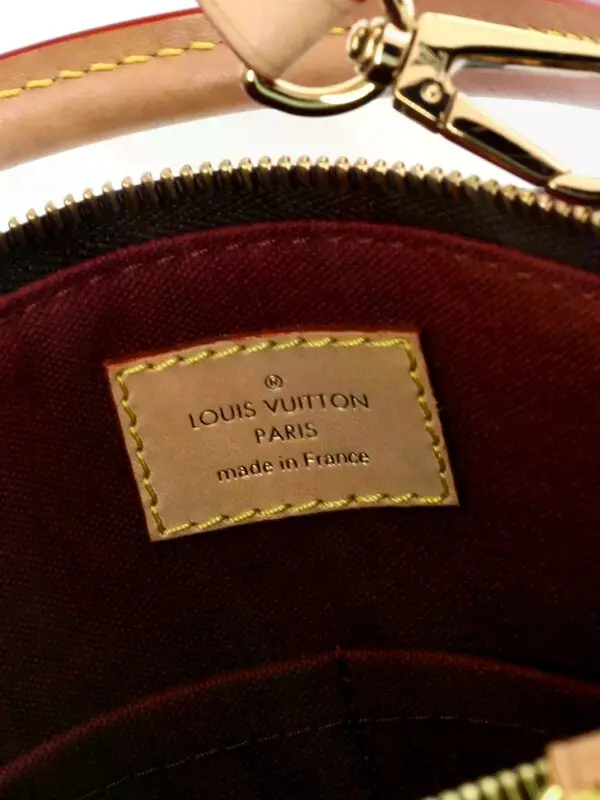 LOUIS VUITTON Petit Palais Handbag Monogram Canvas Satchel