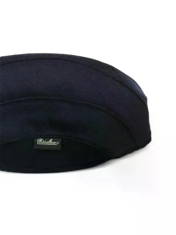 Borsalino Vincenzo Cashmere Flat Cap - Blue