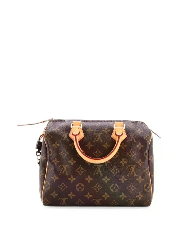 LOUIS VUITTON Speedy Handbag Monogram Canvas Satchel