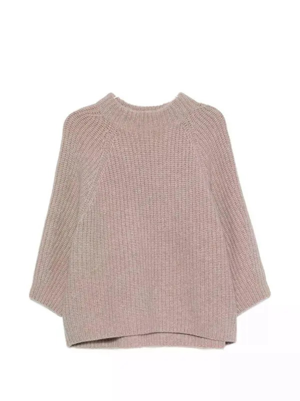 EMERSON RENALDI Ribbed Knit Raglan Sleeve Sweater