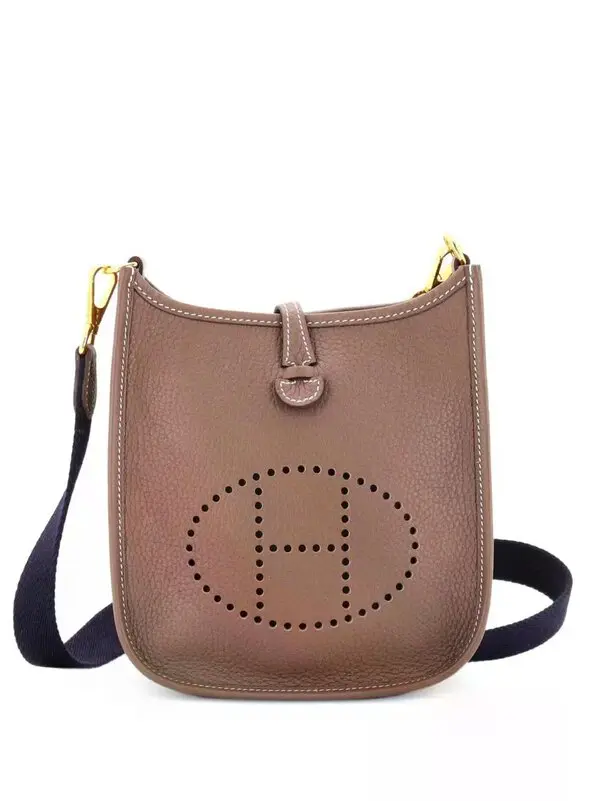 Hermès Evelyn Bag Gen Iii Clemence Tpm Crossbody Bag - Grey