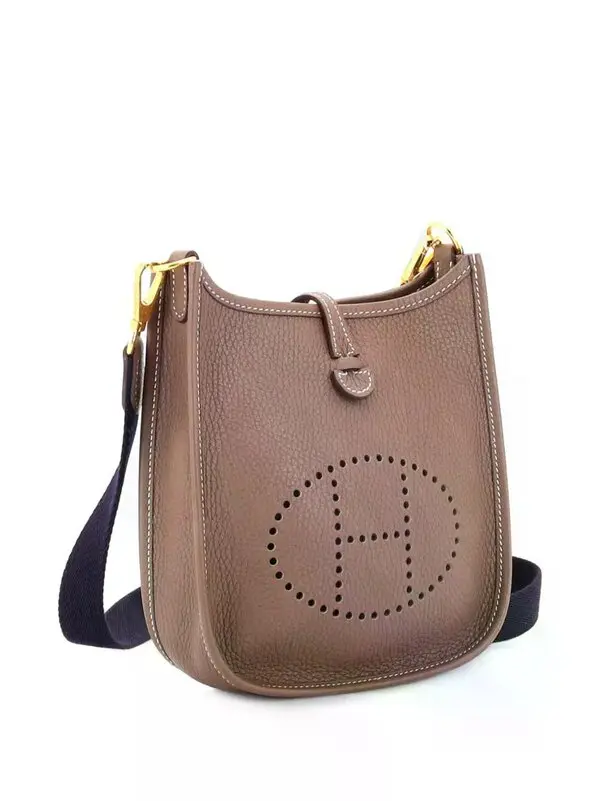 Hermès Evelyn Bag Gen Iii Clemence Tpm Crossbody Bag - Grey