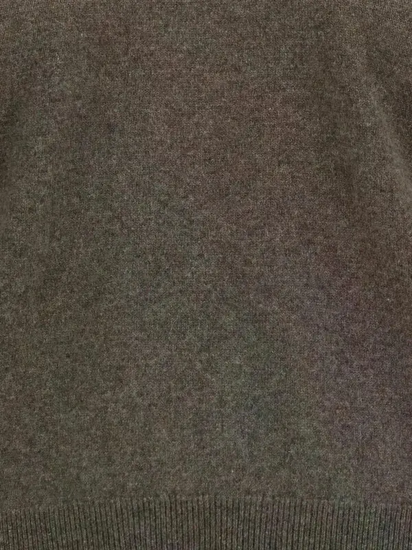 Loro Piana Classic Ribbed-knit V-neck Sweater