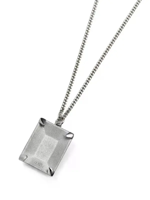 MAISON MARGIELA Rectangular Pendant Necklace
