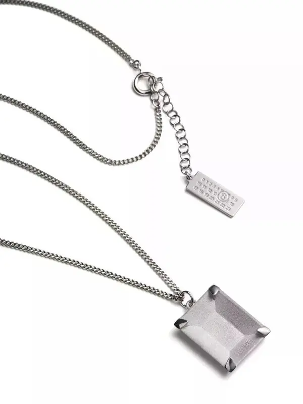 MAISON MARGIELA Rectangular Pendant Necklace