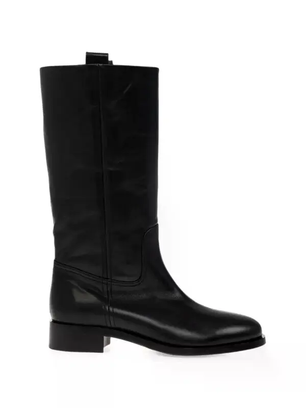 AeydĒ Theo Knee-high Leather Boots - Black