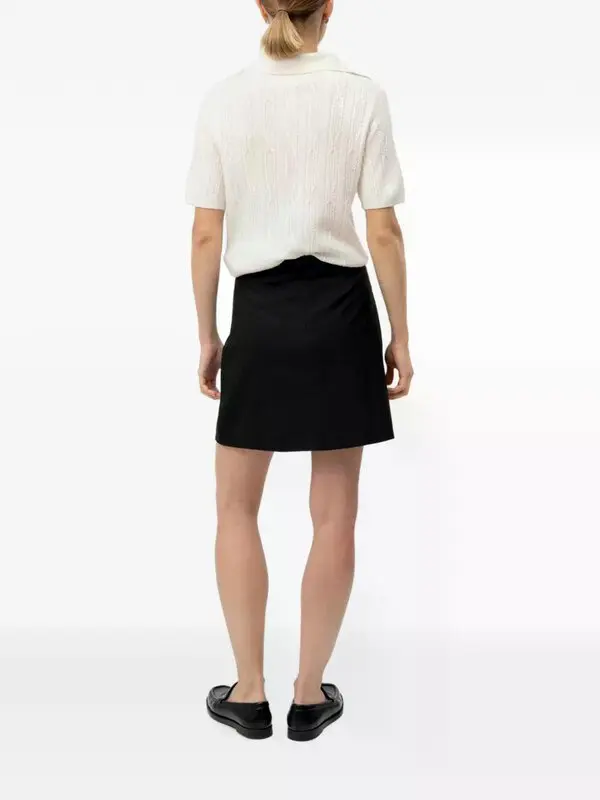 Hugo Wrap Mini Skirt With Metal Carabiner