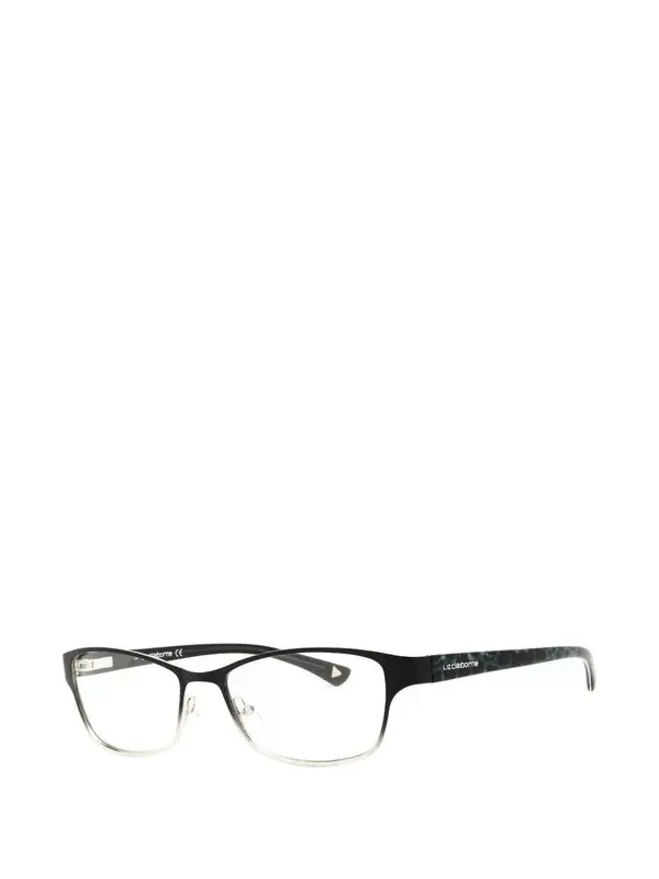LIZ CLAIBORNE Rectangle Eyeglasses - Black