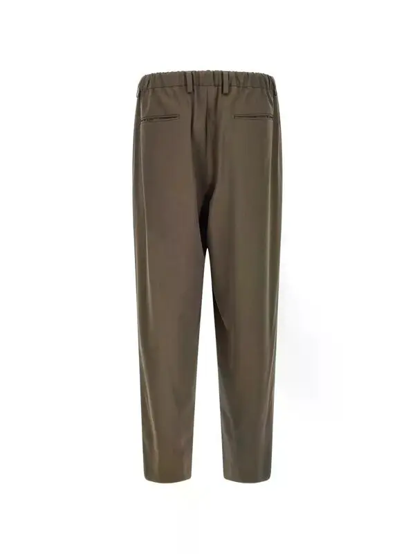 STEIN Easy Pleated Wide-leg Trousers