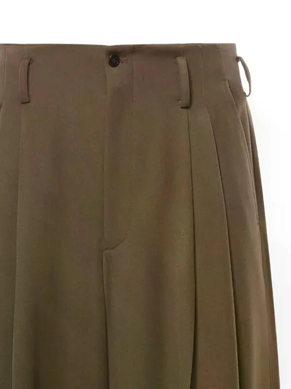 HED MAYNER Pleated Button-fastening Trousers