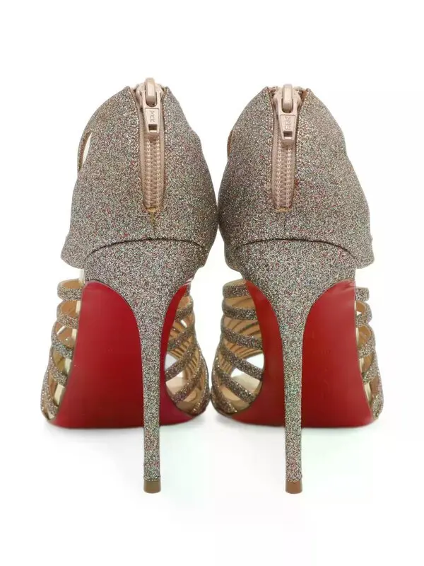 CHRISTIAN LOUBOUTIN Multibrida Glitter-detail Heeled Pumps