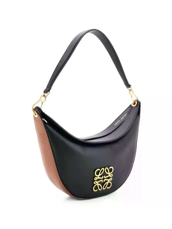 Loewe Luna Anagram Leather Small Hobo Bag