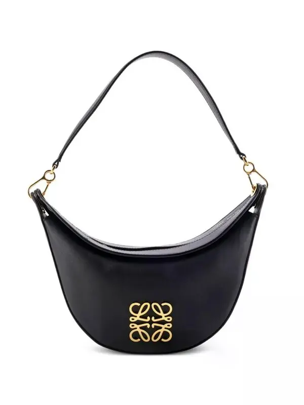 Loewe Luna Anagram Leather Small Hobo Bag