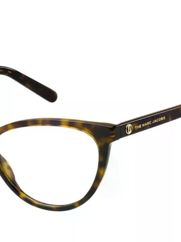 Marc Jacobs Cat Eye Tortoiseshell Effect Glasses - Brown