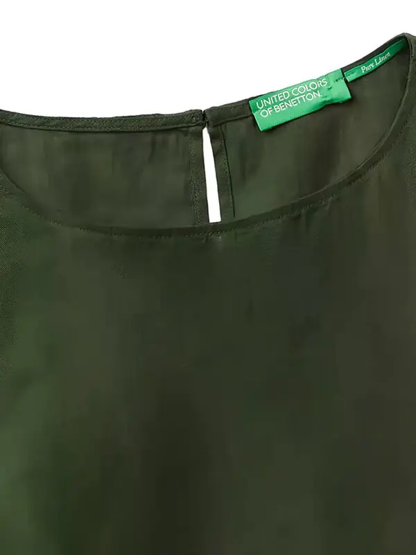 BENETTON Sleeveless Waist-strap Blouse