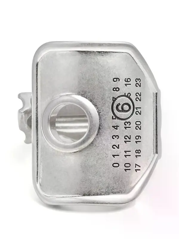 MAISON MARGIELA Tone Key Motif Open Ring - Silver