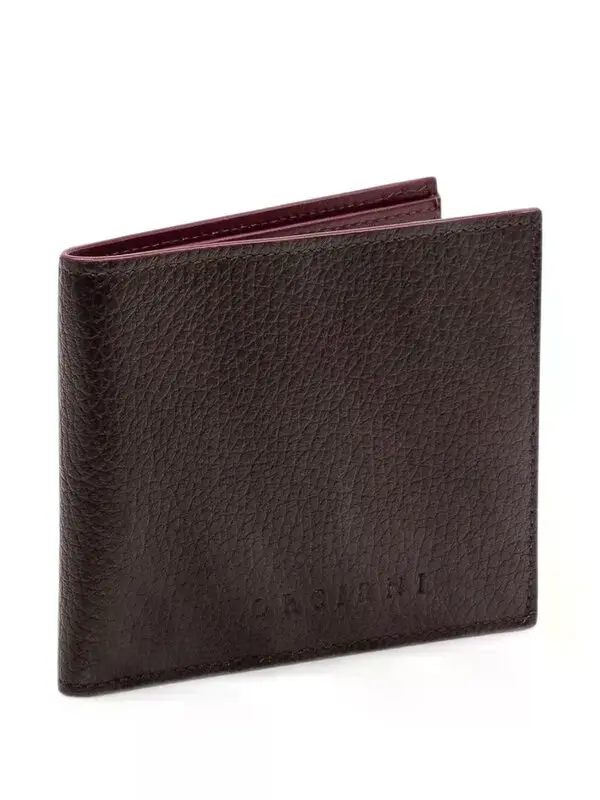 Orciani Grainy Leather Bifold Wallet