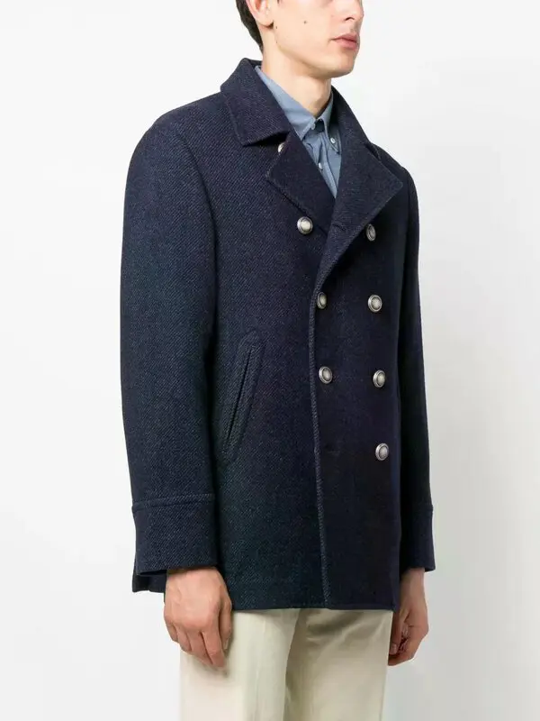 Brunello Cucinelli Double-breasted Virgin-wool Coat